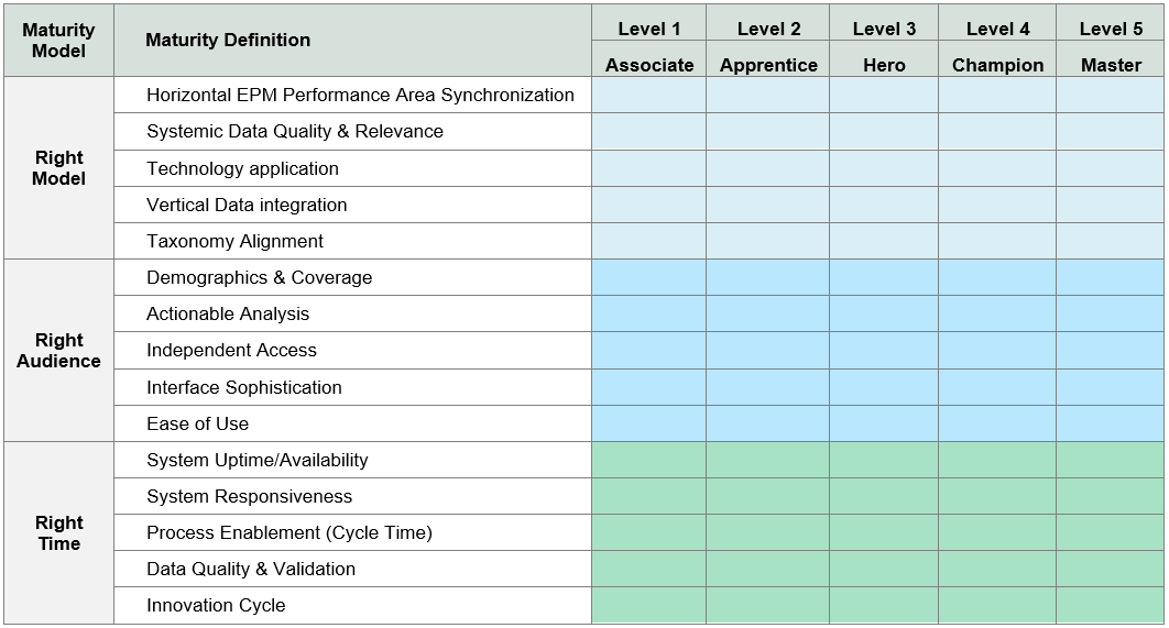 EPM Maturity Model - How do I use it?